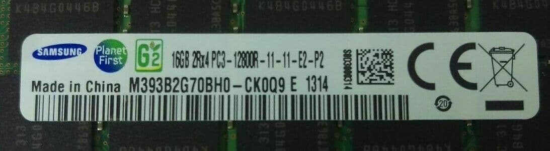 HP Original 16GB 1x 16GB PC3-12800R DDR3 Server Memory 672631-B21 ...