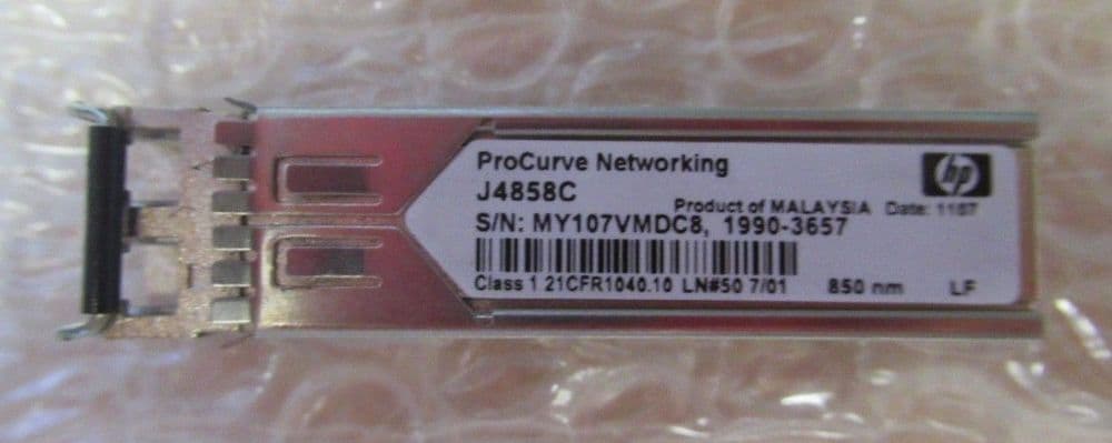 HP Original ProCurve Networking J4858C 1000BASE-SX Gigabit SFP 850nm ...