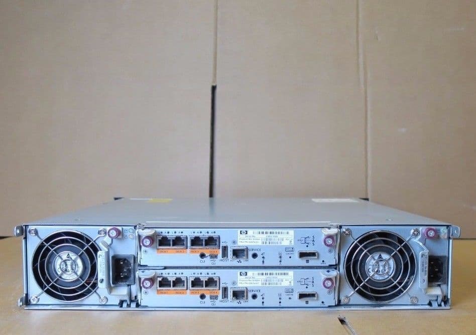 HP P2000 G3 BK830A - 2 x BK829A Controller 2 x PSU Rackmount Storage Array