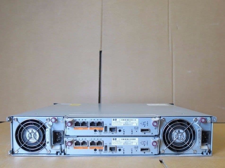 HP P2000 G3 BK830A - 7 2TB 12 x 600GB 15K 2 x BK829A Controller Storage ...