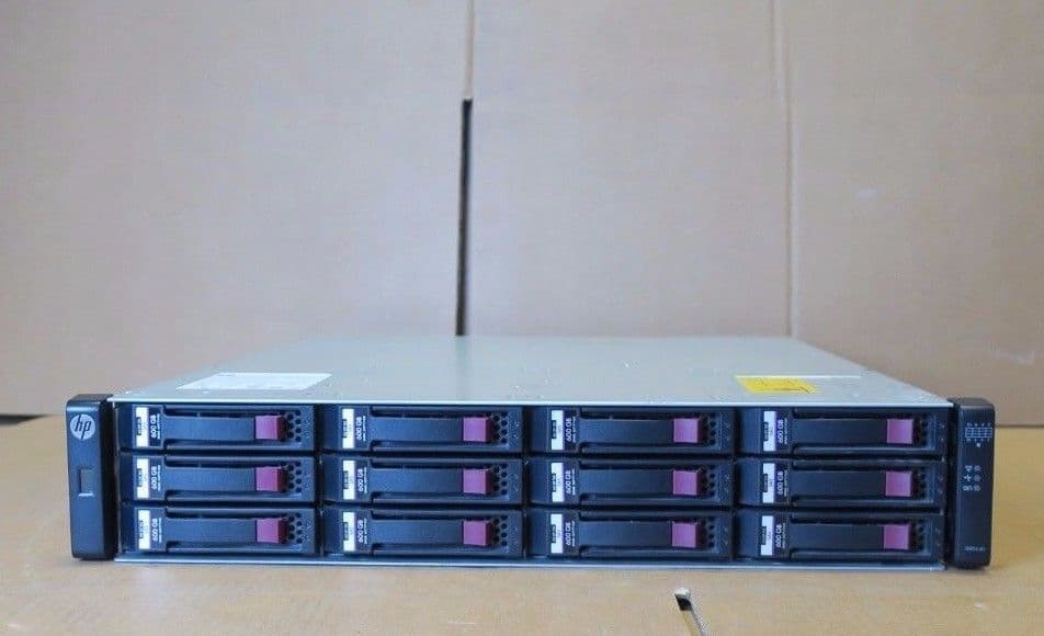 HP P2000 G3 BK830A - 7 2TB 12 x 600GB 15K 2 x BK829A Controller Storage ...