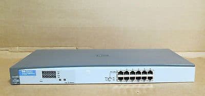 HP ProCurve 10/100 12-Port Hub J3294A 1RU Rack-mountable