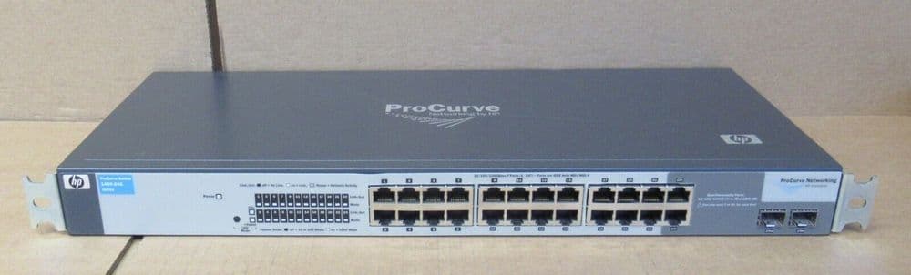 HP ProCurve 1400-24G 24x 10/100/1000 RJ45 2 x SFP Port 1U Switch J9078A