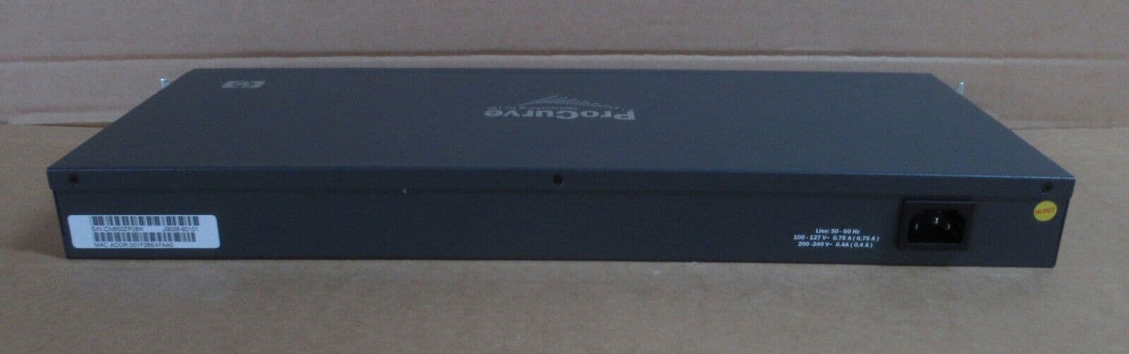 HP ProCurve 1800-24G Ethernet 10/100Mbps 24-Port Managed Network Switch ...