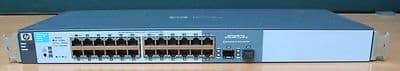 HP ProCurve 1810G-24 24 Port Managed Gigabit GBIC Ethernet Network ...