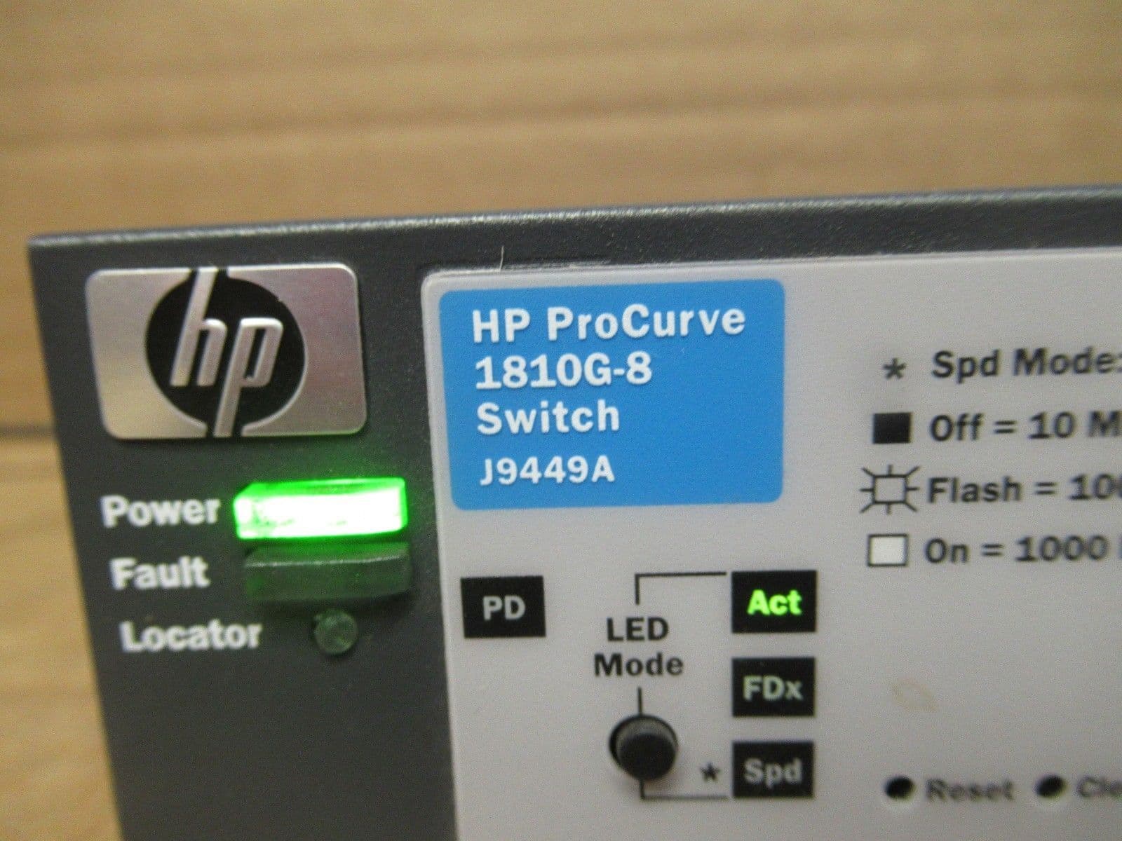 HP Procurve 1810G-8 - 8 Port Gigabit Work Network Switch With AC ...