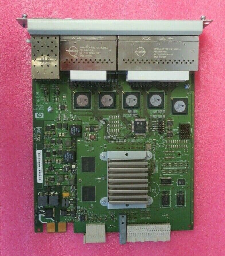 HP ProCurve 20x 1GbE RJ45 PoE 4x 1Gb SFP Port Network Switch zl Module ...