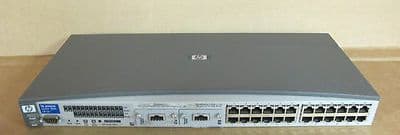 HP ProCurve 24-Port Switch 2524 J4813A 2 x Gigabit Stacking Transceiver
