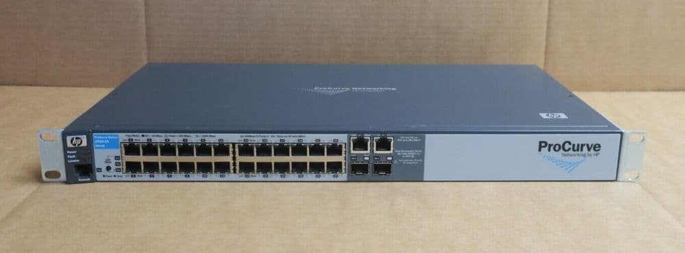 HP ProCurve 2510-24 24x 10/100 RJ45 2x Combo SFP/RJ45 Network Switch J9019B