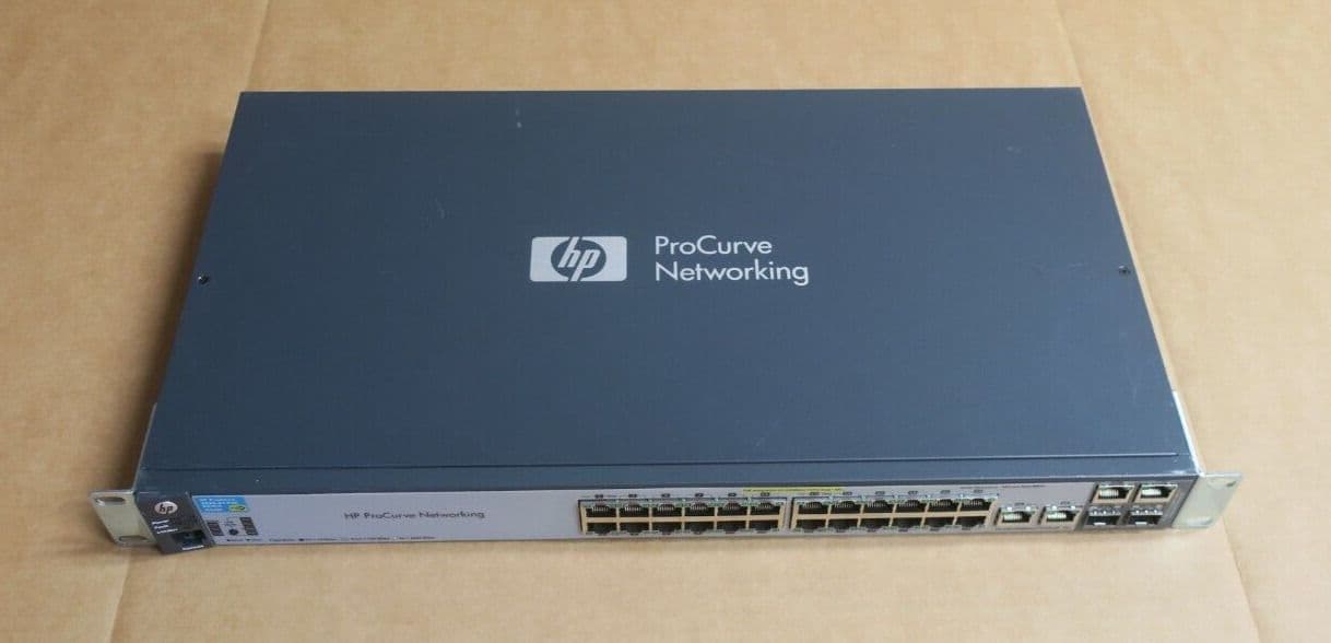 HP ProCurve 2520-24-PoE 24x 10/100 PoE RJ45 2x Combo RJ45/SFP 1U Switch ...