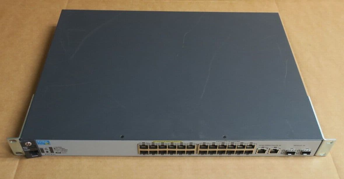 HP ProCurve 2530-24 24x 10/100 PoE RJ45 2x 1GbE RJ45 2x SFP Port Switch ...