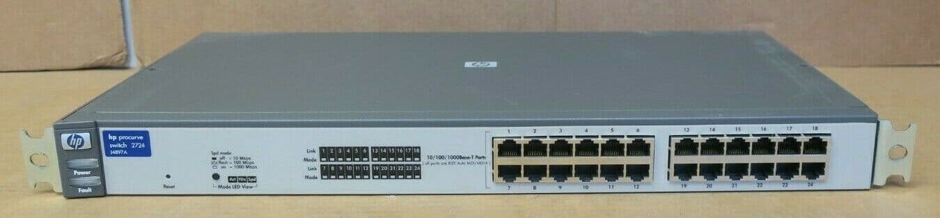 HP ProCurve 2724 24-Port Gigabit Ethernet Unmanaged Network Switch J4897A