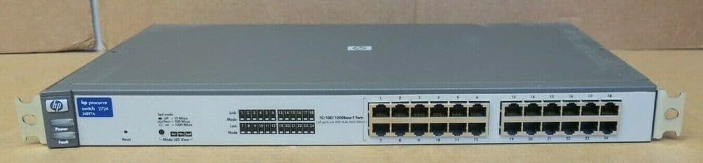 HP ProCurve 2724 24-Port Gigabit Ethernet Unmanaged Network Switch J4897A