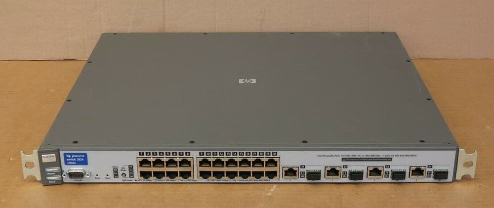 HP Procurve 2824 Switch L3 Managed 24 Port Gigabit Ethernet 4x SFP J4903A