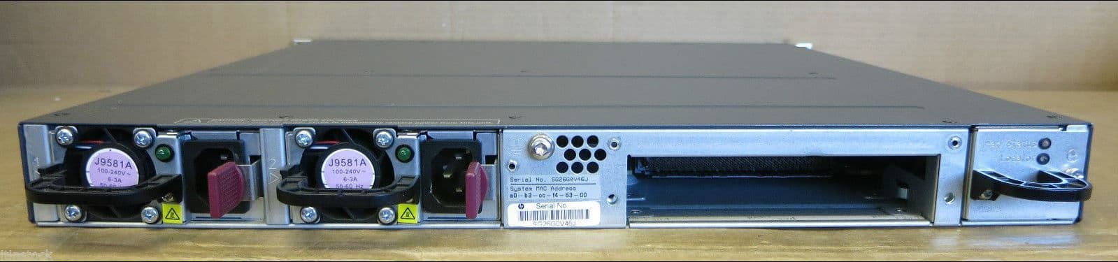 HP ProCurve 3800-24G-2SFP 2 x 10GbE L3 Switch J9575A 2x PSU J9581A ...