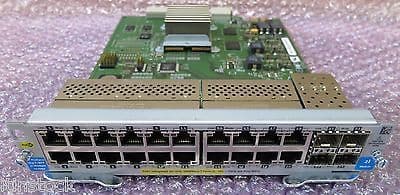 HP ProCurve Gig-T 20-port 10/100/1000 PoE / 4-port Mini-GBIC zl Module ...