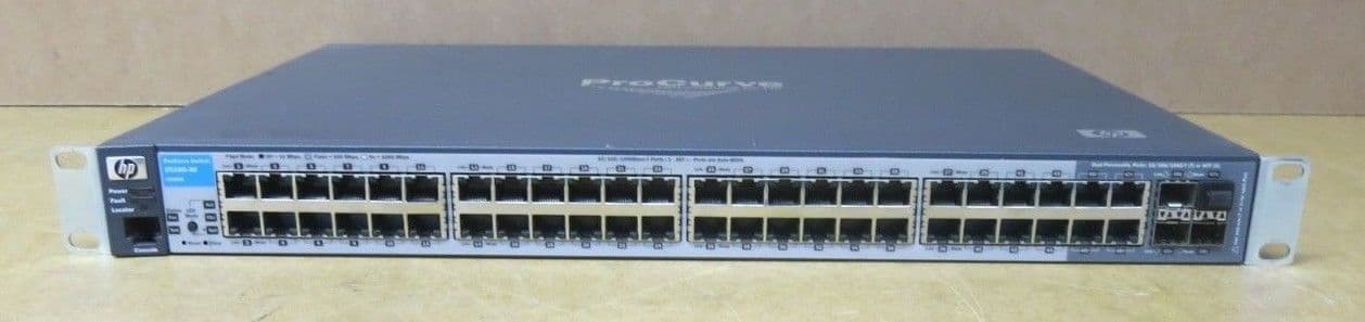 HP ProCurve HP E2510-48G J9280A 48 Port Gigabit Managed 1U Ethernet Switch