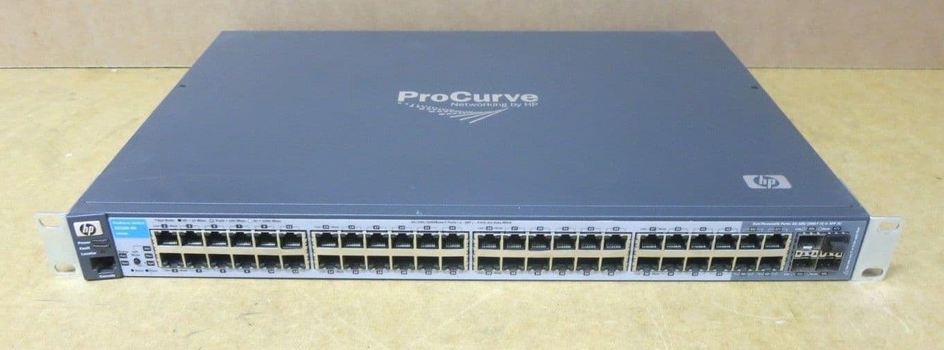 HP ProCurve HP E2510-48G J9280A 48 Port Gigabit Managed 1U Ethernet Switch
