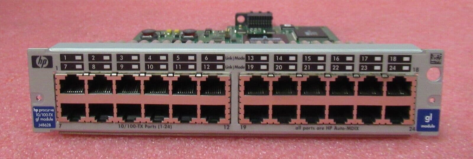 HP ProCurve J4862B 5065-6597 24 Port GL 10/100-TX Ethernet Switching Module
