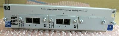 HP ProCurve J4864A Switch gl Transceiver Module 2 x Gigabit-SX Fiber J4131A
