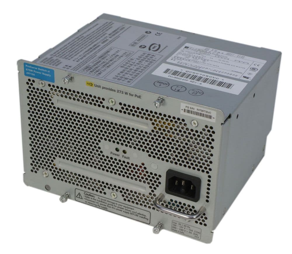 HP ProCurve Switch Z1 875w Power Supply PSU J8712A 0957-2139 for 8206ZL ...
