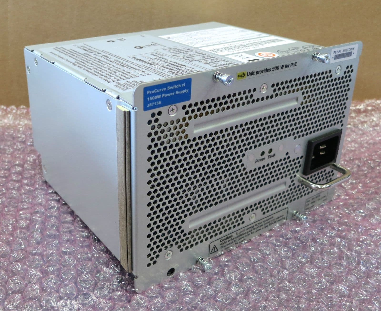 HP ProCurve Switch zl 1500w Power Supply PSU 900w For PoE J8713A