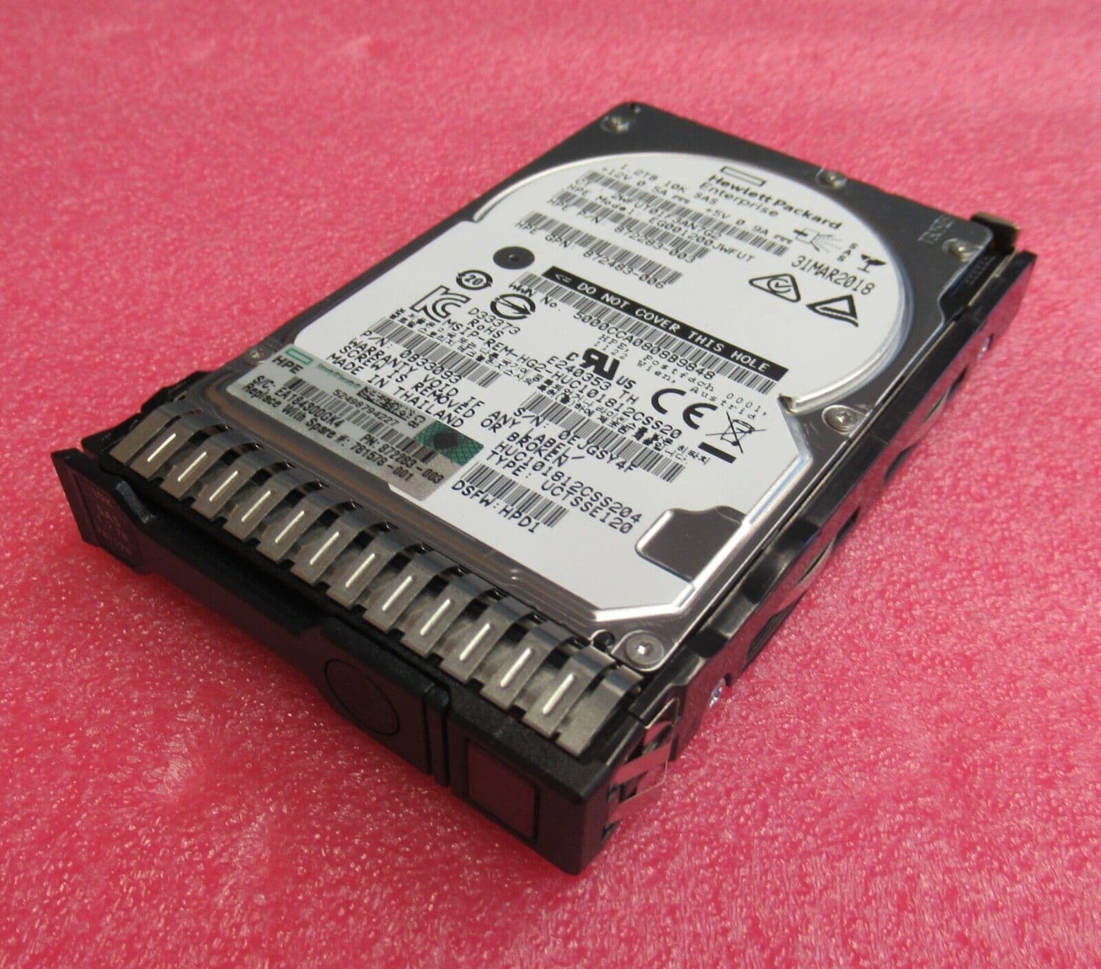 HP Proliant 1 2TB SAS 2 5" 12G 10K Hot-Plug Hard Drive HDD 781578-001 781518-B21