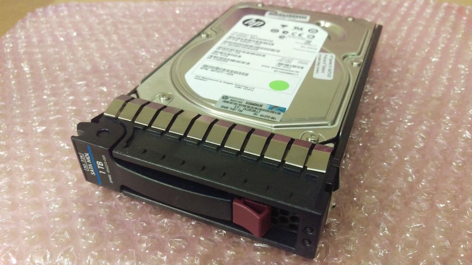 HP ProLiant 1TB 3G SATA 7 2k 3 5" Hot Plug HDD Hard Drive 454273-001 ...