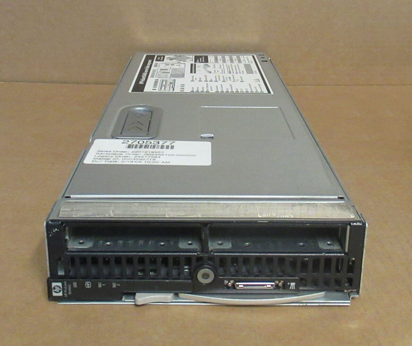 HP Proliant BL460C 2x Xeon Quad-Core E5345 2 33Ghz RAID Blade Server ...