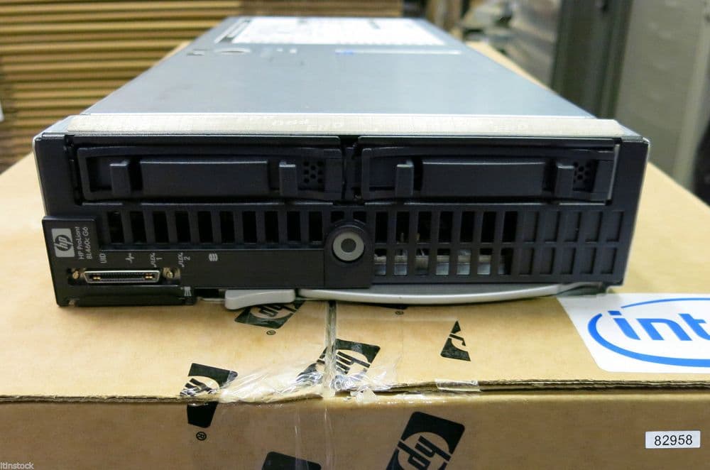 HP ProLiant BL460c G6 CTO Blade Server with 2 x heatsinks and RAID ex VAT