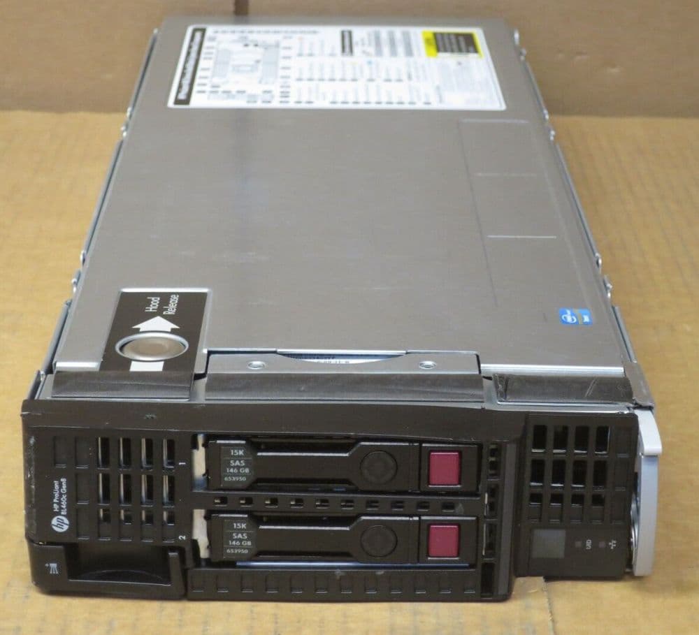 HP ProLiant BL460c G8 2xE5-2609 2 4GHz 32GB Ram 2x146GB 15K HDD Blade ...