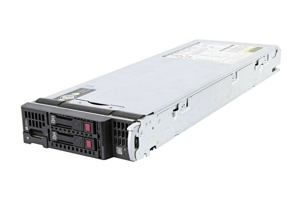 HP ProLiant BL460c G9 GEN9 2x 6C E5-2620v3 32GB Ram 2x 600GB HDD Blade ...