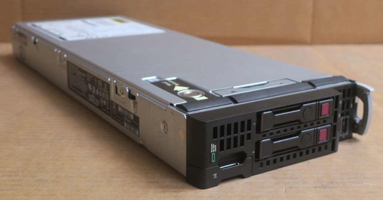 HP ProLiant BL460c GEN10 CTO Blade Server 2x Scalable CPU 16-DIMM P204i ...