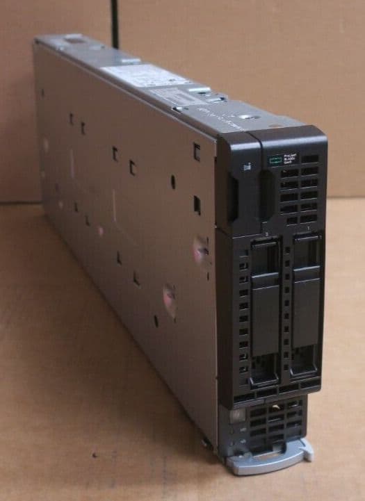 HP ProLiant BL460c GEN9 G9 2x 12C E5-2650V4 2 2GHz 128GB Ram 2-Bay ...