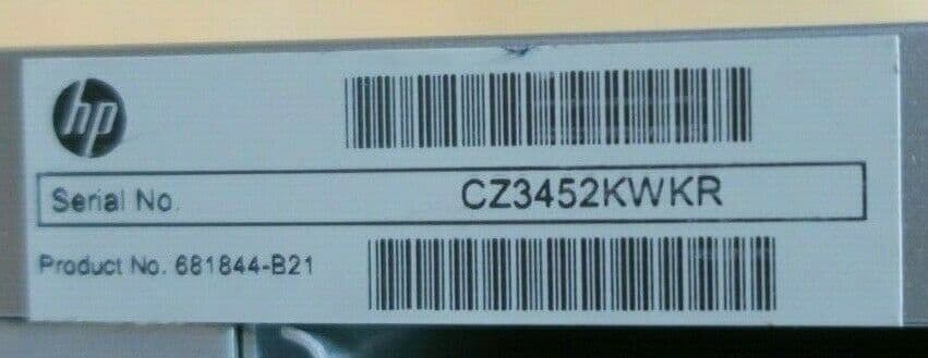 HP ProLiant C7000 8x WS460c G8 2x E5-2667v2 128GB RAM 2x Bay With GFX ...