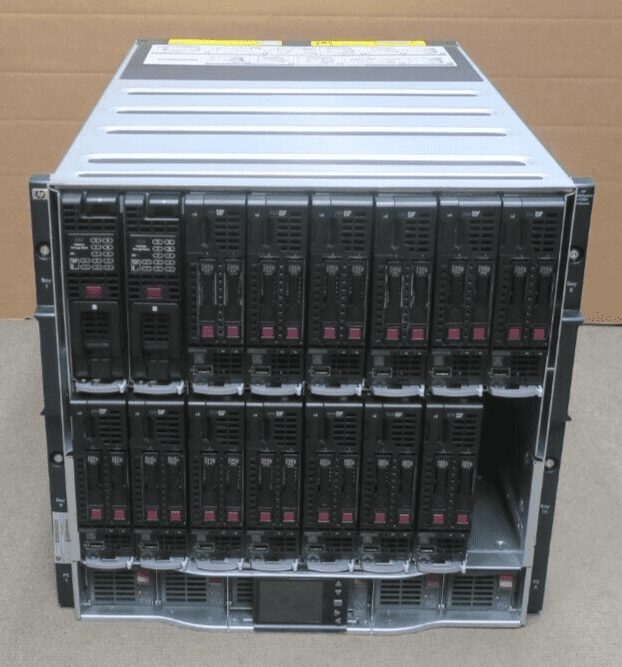 HP ProLiant C7000 G2 13x HP BL460c G10 2x Gold 6132 256GB Ram 2x ...