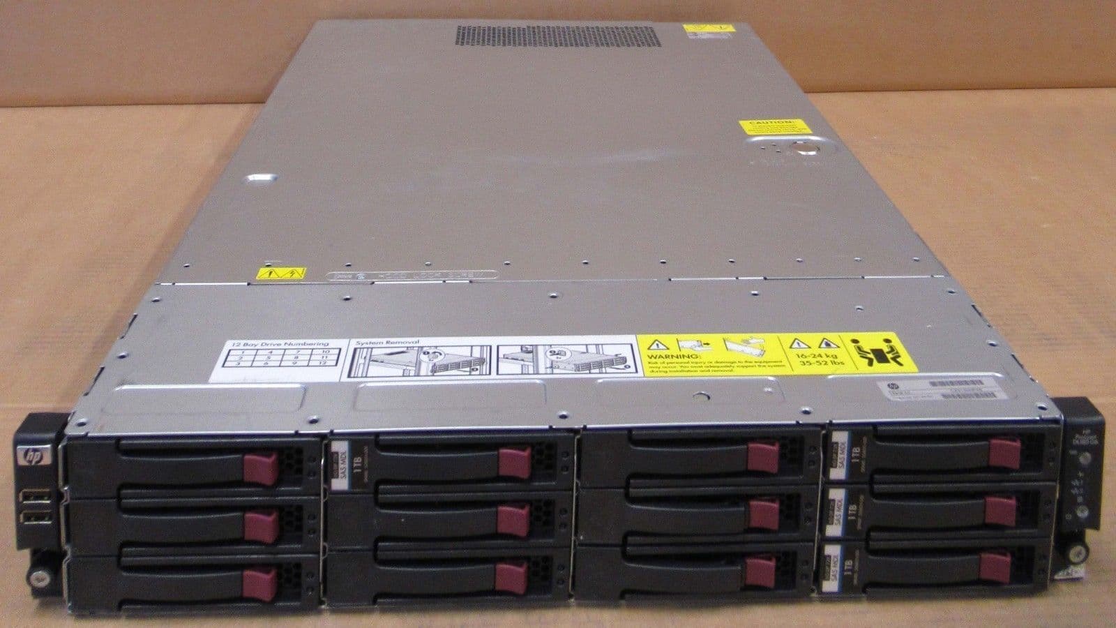 HP Proliant DL180 G6 E5620 4 Core 2 40GHz 24GB 4TB 2U Server 507168-B21