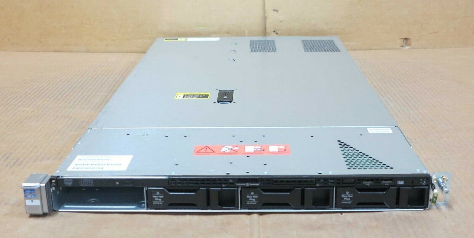 HP ProLiant DL320e G8 1x 2C Core i3-3240 3 4GHz 4GB Ram 4x 3 5" Bays 1U ...