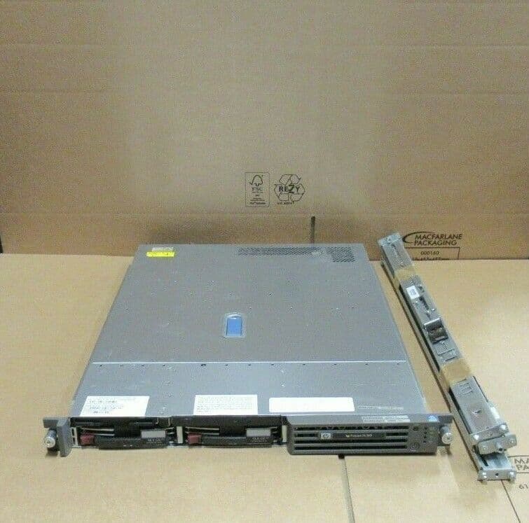 HP Proliant DL360 G3 Xeon 2 8GHz 1GB 2x18 2GB 1U Rack Mount Server With ...