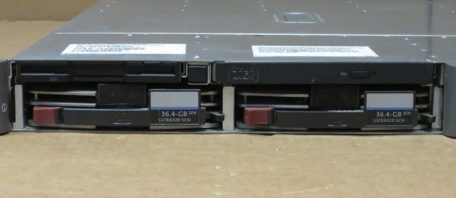 HP ProLiant DL360 G4 Xeon 64-Bit 3GHz 2GB Ram 2x 36 4GB HDD 1U Server ...