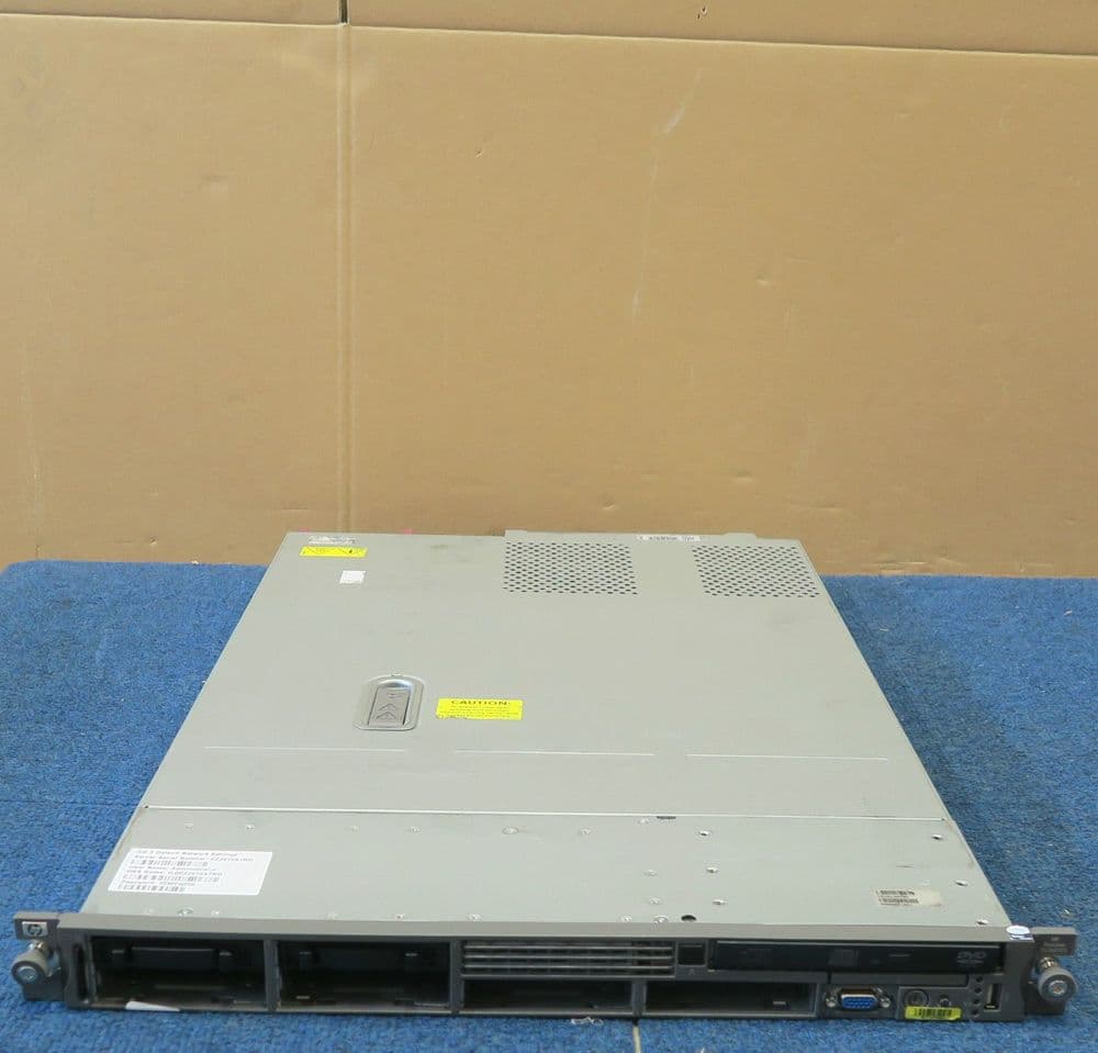 HP Proliant DL360 G5 2x Xeon Quad Core E5450 3 00GHz P400 RAID 1U Server