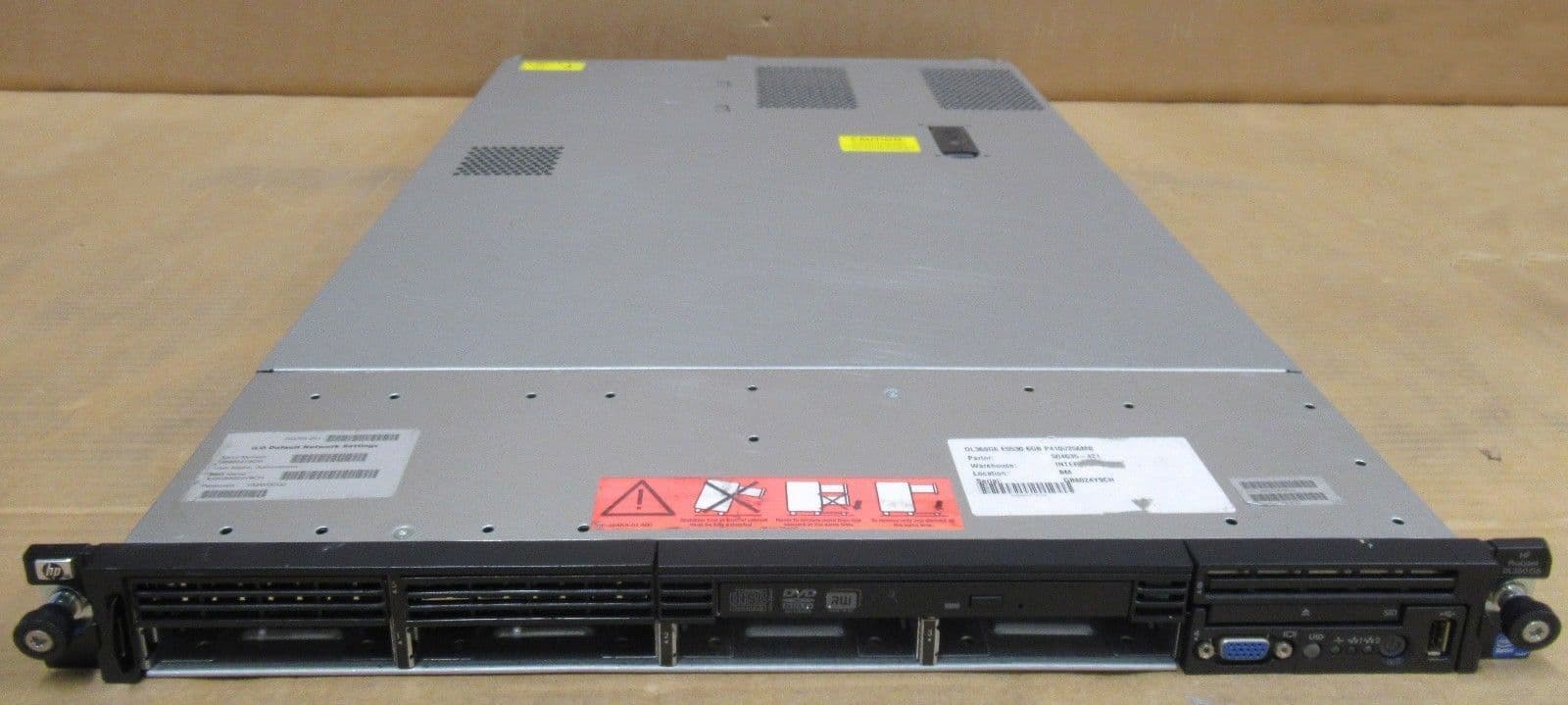 HP Proliant DL360 G6 12GB Ram 4x 2 5" SAS Bays Rack 1U Server