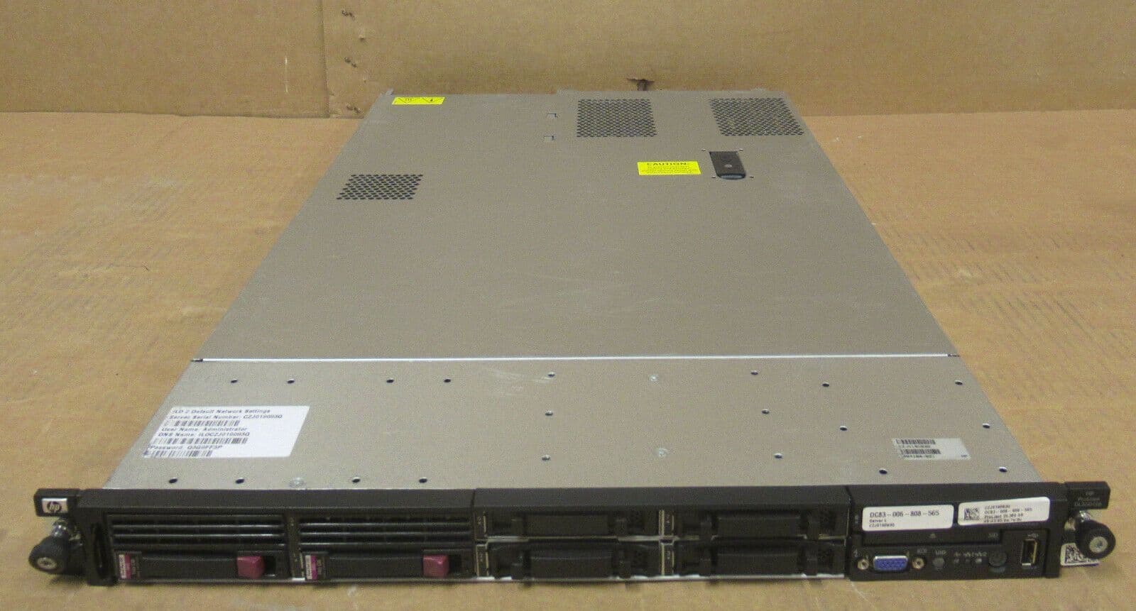 HP ProLiant DL360 G6 2x E5520 2 26GHz 24GB Ram 292GB 256MB 1U Server