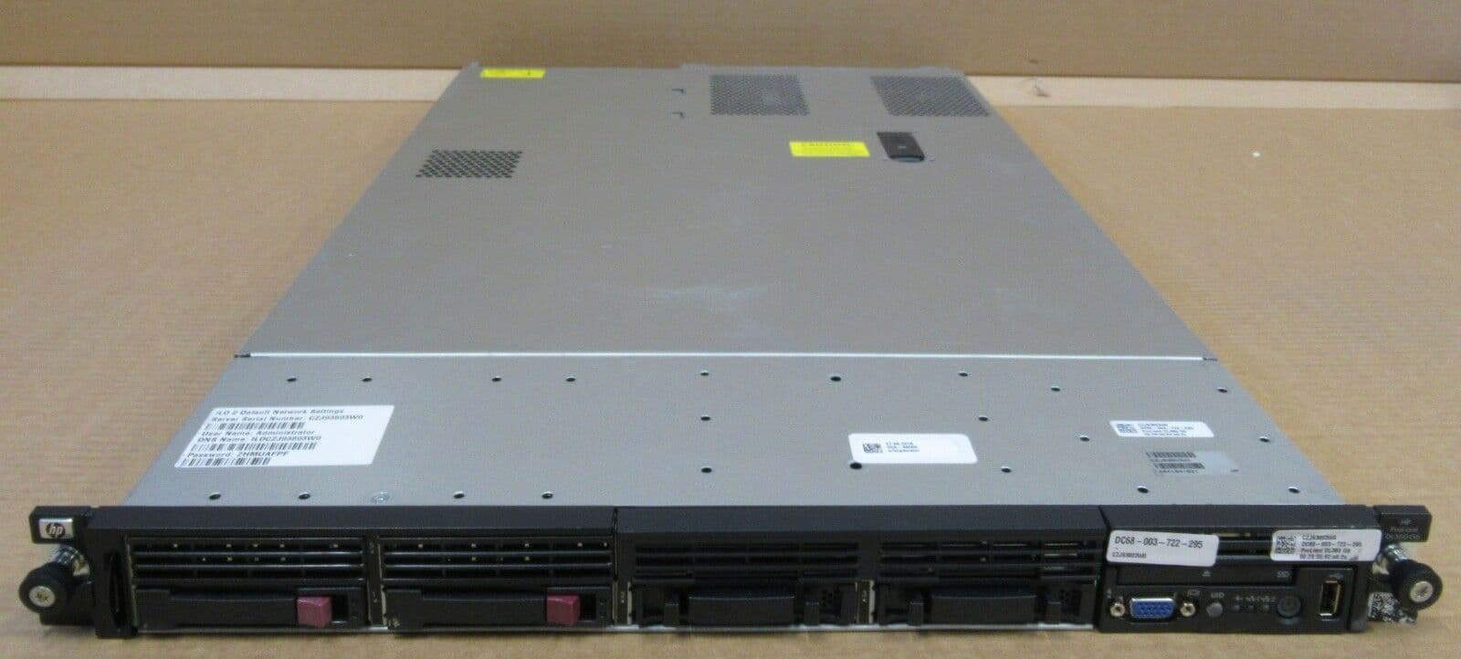 HP Proliant DL360 G6 2x Quad-Core E5520 2 26GHz 12GB 512MB Cache 1U Server