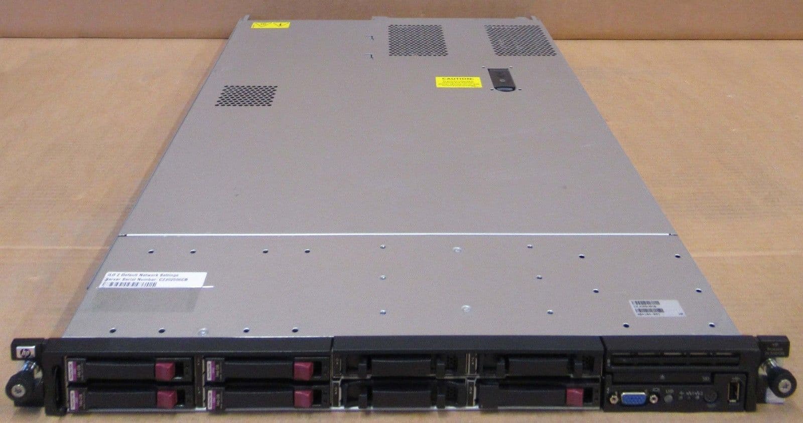 HP Proliant DL360 G6 2x Quad-Core E5520 2 26GHz 24GB 584GB 1U Rack Server