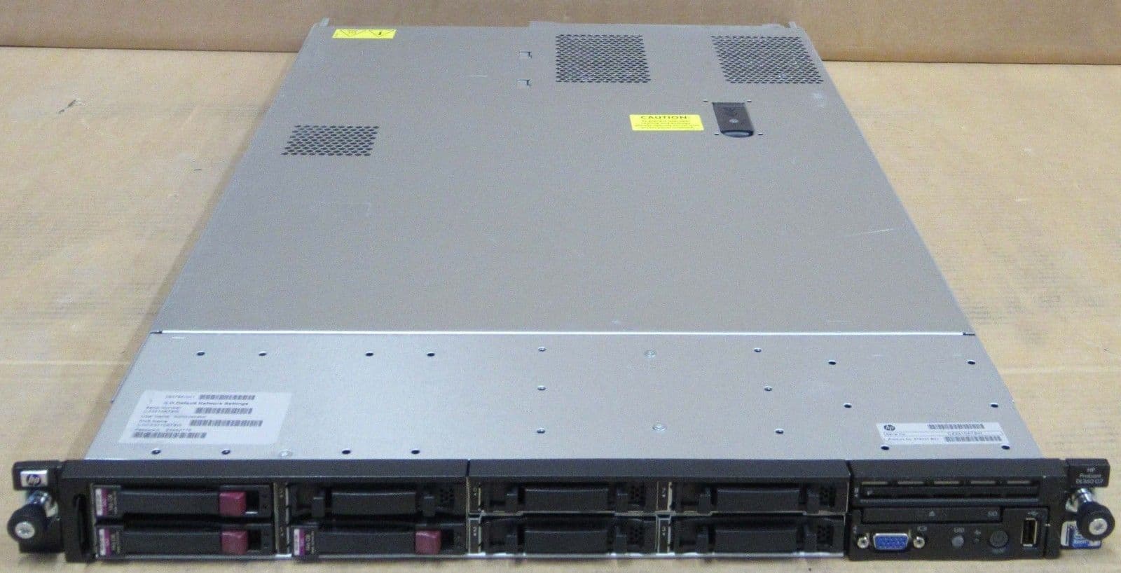 HP Proliant DL360 G7 1x Xeon Quad-Core E5620 2 4GHz 12GB Ram 438GB 1U ...