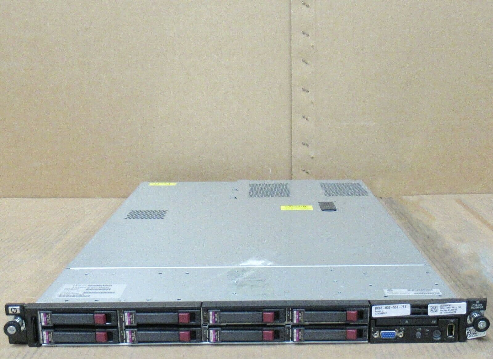 HP ProLiant DL360 G7 2 x Xeon E5620 2 4GHz 120GB 8 x 146GB 15K SAS 1U ...