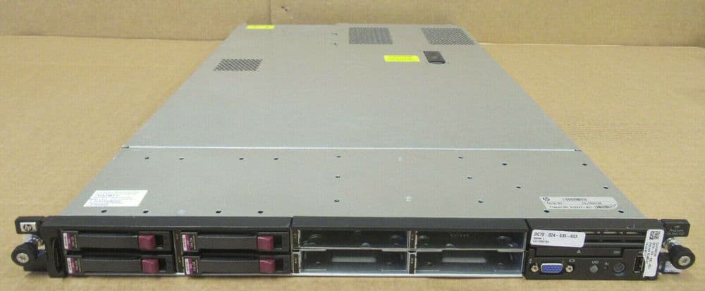 HP ProLiant DL360 G7 2x 4-Core E5620 2 4GHz 48GB Ram 584GB HDD 512MB 1U ...