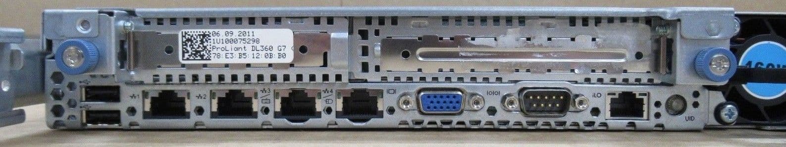 HP PROLIANT DL360 G7 2x Intel Xeon E5620 2 4GHz 56GB 8x 146GB 15k 1U ...