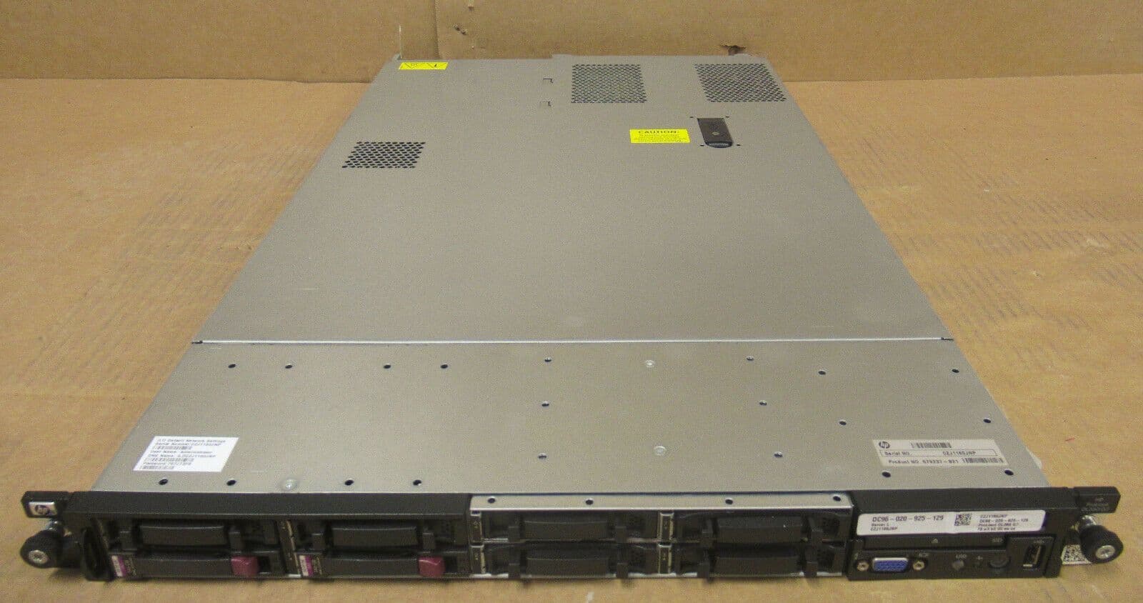 HP ProLiant DL360 G7 2x Xeon E5620 2 4GHz 120GB Ram 146GB HDD P812 1U ...